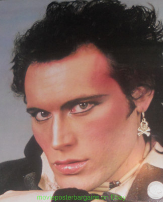 2 Different Rare ADAM ANT POSTER 1980'S Vintage Commerial Posters | eBay