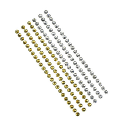 Rhinestone Stud Stickers, 1/2-Inch, 3-Strips | eBay