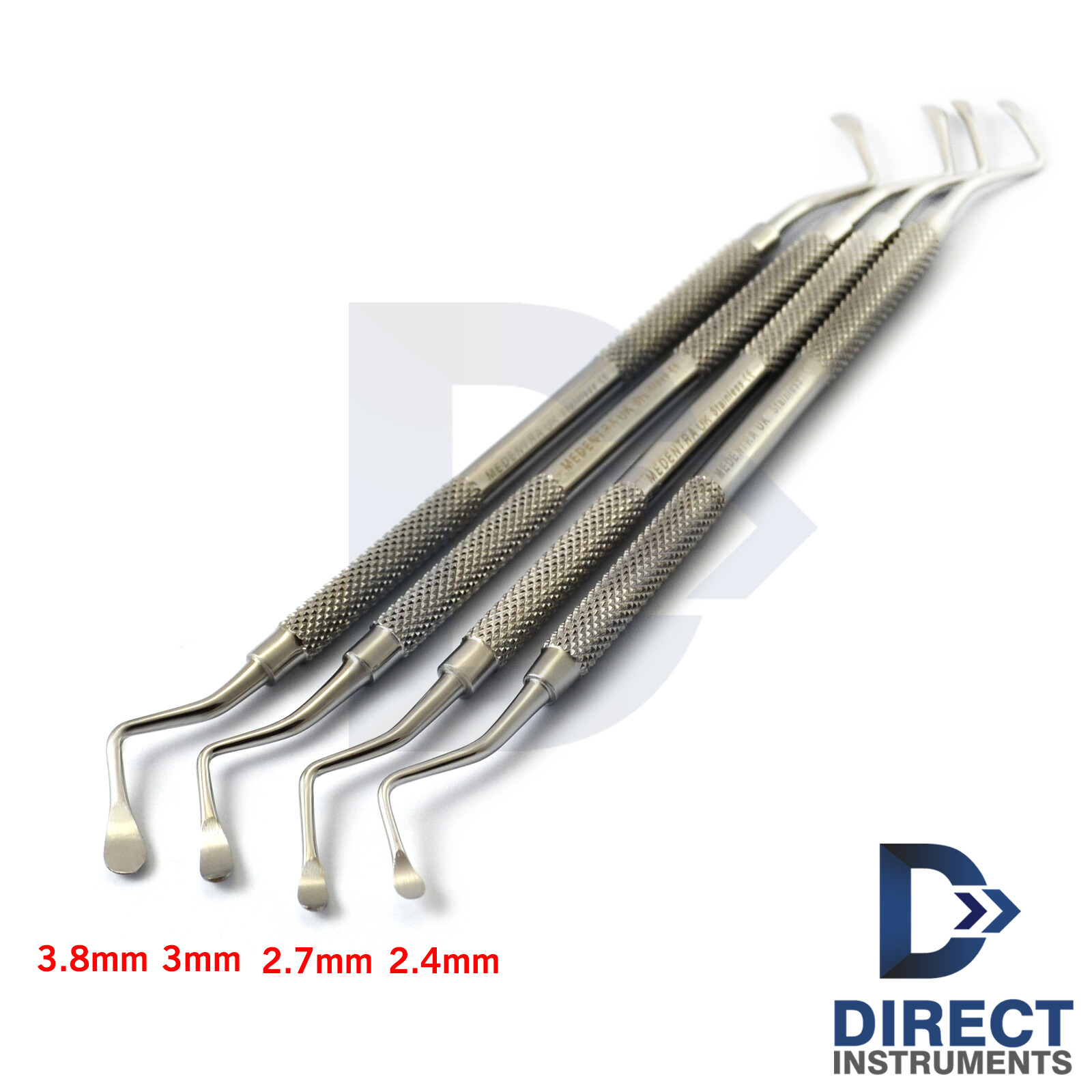 NEW Surgical Lucas Bone Curettes Periodontal Cyst Removal Soft Tissue ...