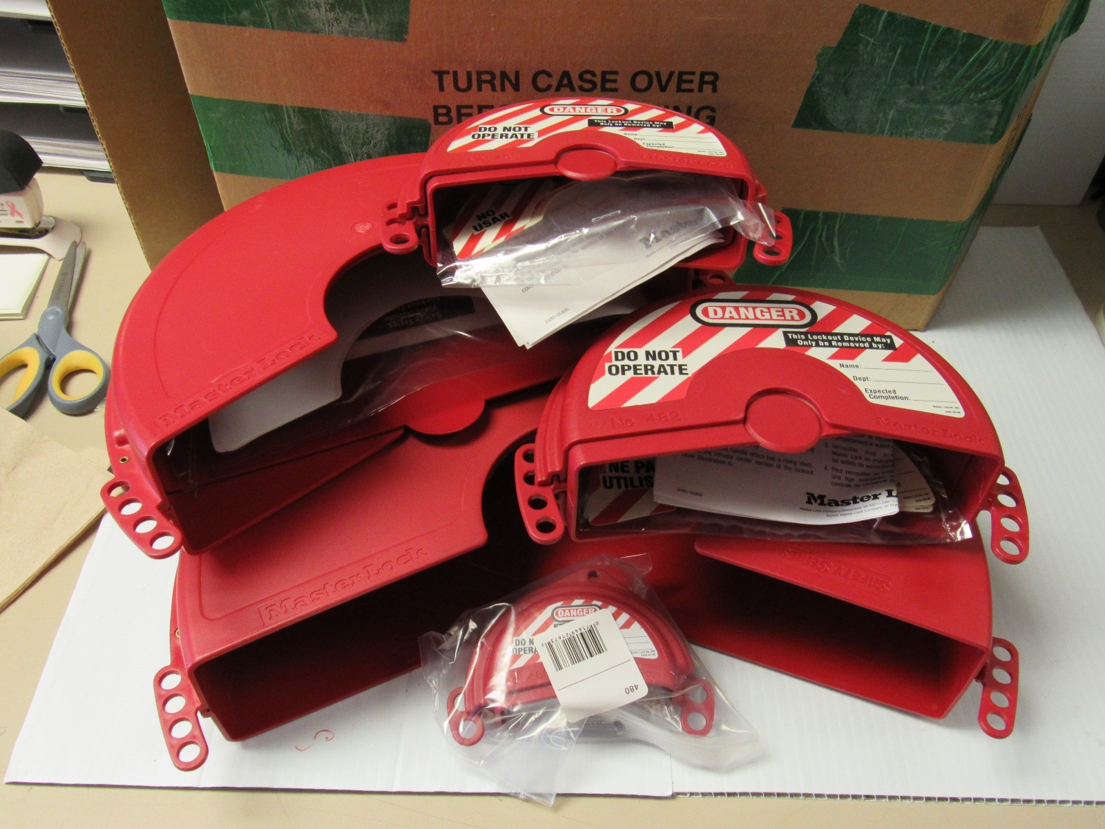 NEW MASTER LOCK ROTATING GATE VALVE LOCKOUT 485 SZ 1 TO 13 | eBay