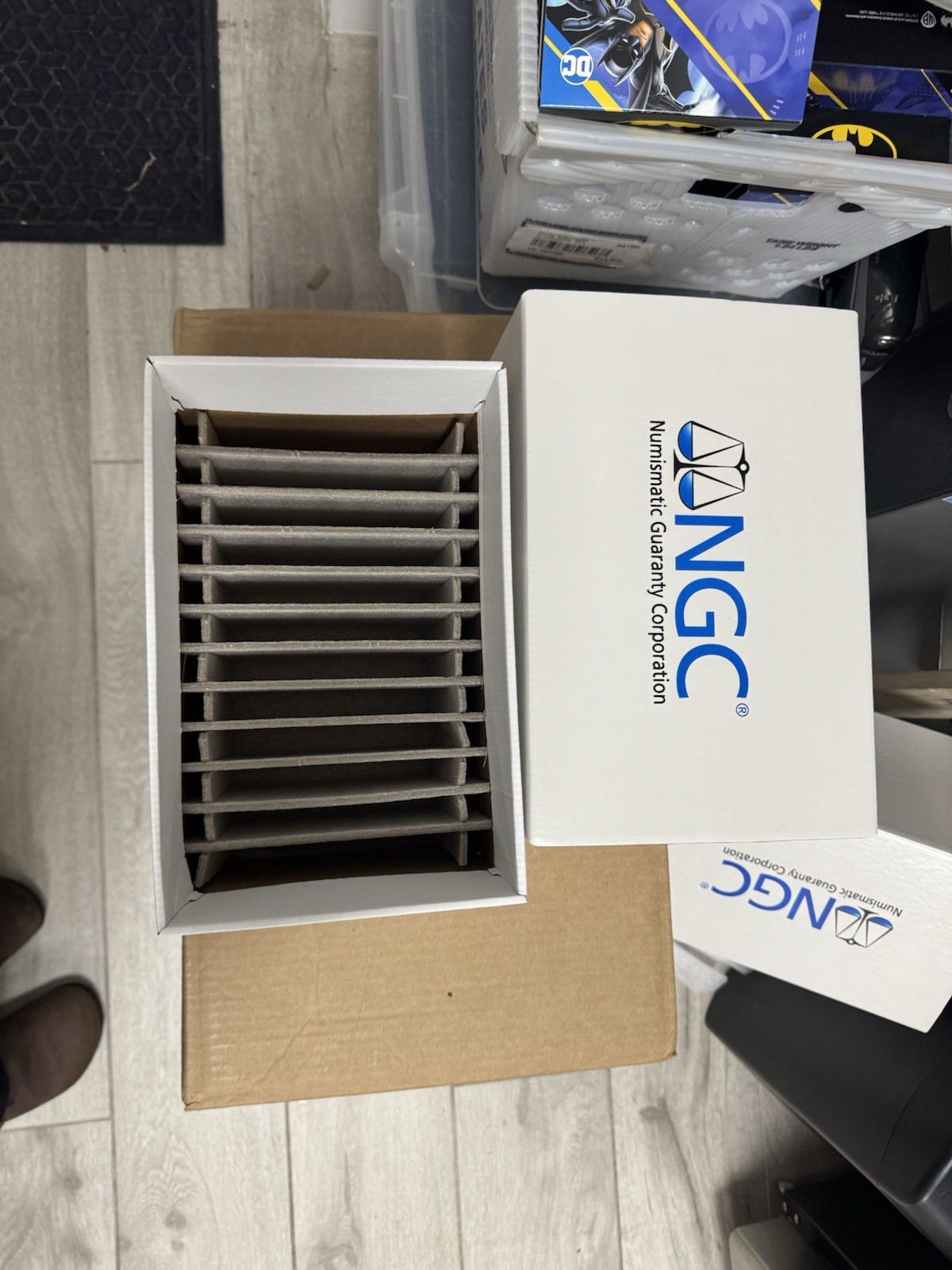 Slim / Medium Large NGC Cardboard Storage Slab Box Holds 12 Slabs | eBay