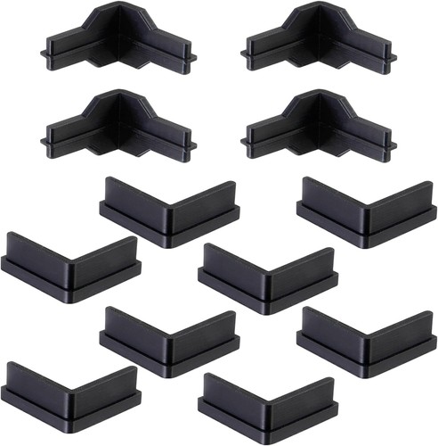 Post Insert Corner Connector, Feet, and Caps Compatible Shelving ...