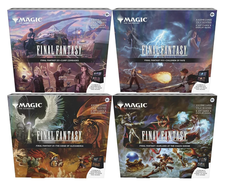 Magic The Gathering - Final Fantasy Scene Box Bundle - All 4 Scene ...