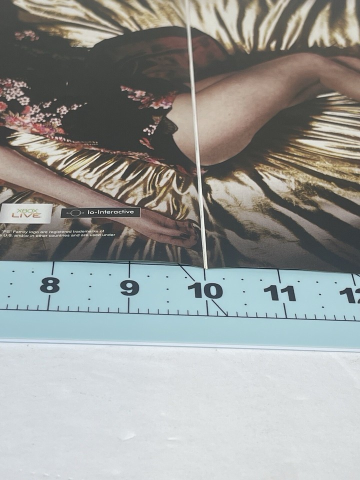 Hitman Blood Money Eidos - 2 Page Video Game Print Ad / Poster Promo ...