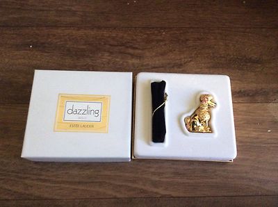 Estee Lauder 1999 PETITE POODLE Solid Perfume Compact Full Dazzling ...