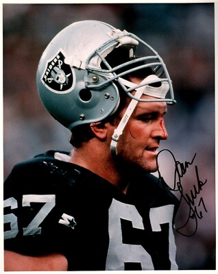 Dan Turk Oakland Raiders Signed 8x10 Photo | eBay