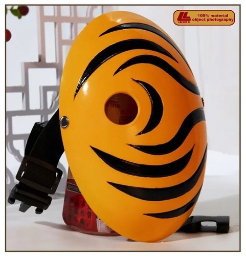 Anime Ninja Spiral Tiger Figure Mask Obito Tobi CosPlay Prop Suit ...