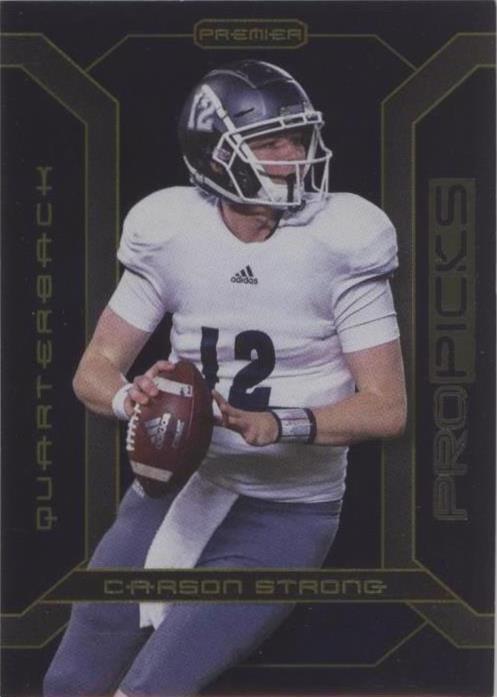 2022 Pro Picks Premier Rookies - Carson Strong #PP-15 Holo-Star (RC ...