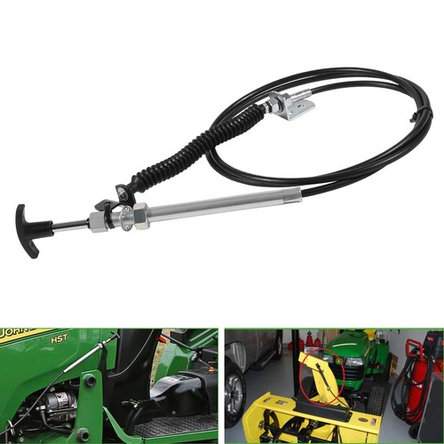 AM132704 Push Pull Control Cable Fits John Deere Snow blower Throwers ...