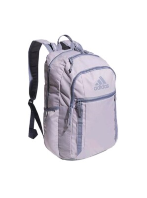 Adidas Excel 7 OSFA 15" Laptop Backpack, Silver Grey/Grey/Violet Purple ...