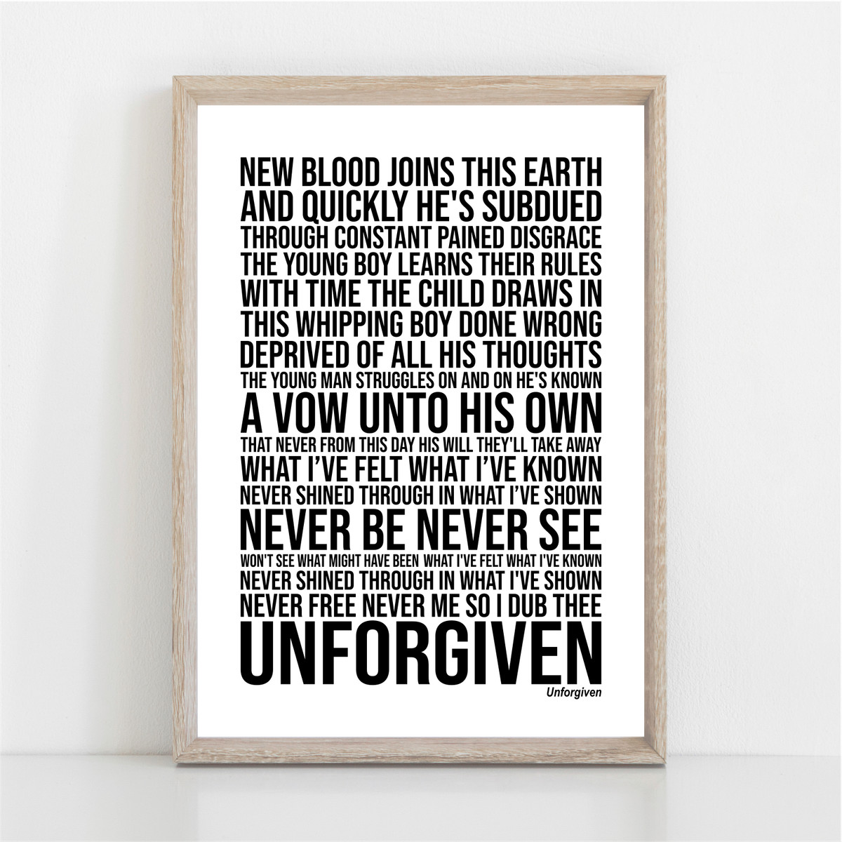 Unforgiven Metallica Lyrics