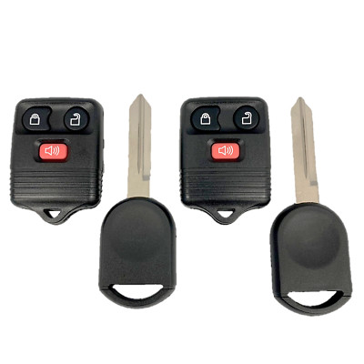 2 OEM Electronics Remotes + Keys (80) F-150 250 350 450 3B For Ford ...