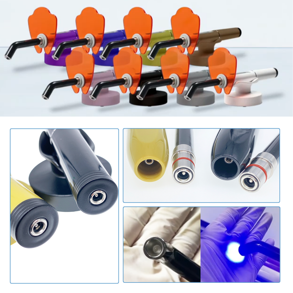 Woodpecker DTE Style Cordless Dental LED Curing Light Lamp 1 Sec Resin ...