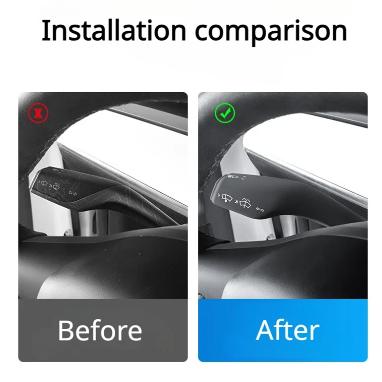 For Tesla Model 3/Y Silicone Shift Knob Protection Cover Car ...