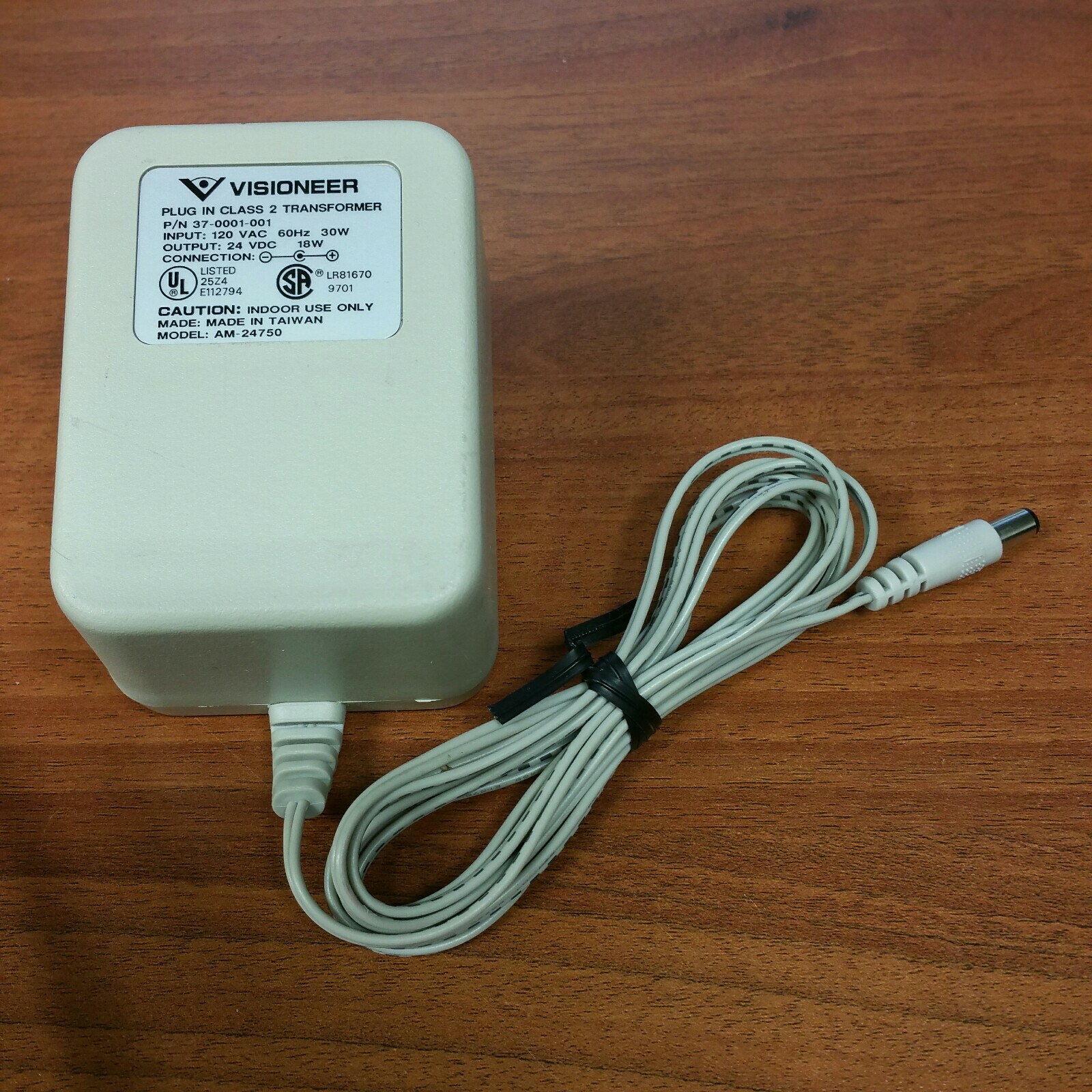 ORIGINAL POWER SUPPLY - Visioneer Paperport VX Electronic Paper Scanner ...