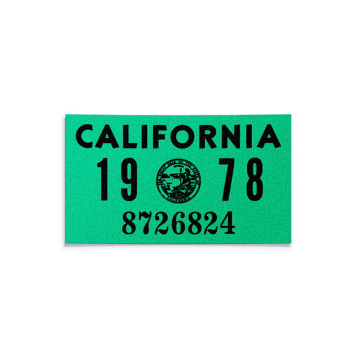 1978 California License Plate YOM Registration Sticker - CA DMV - Free ...