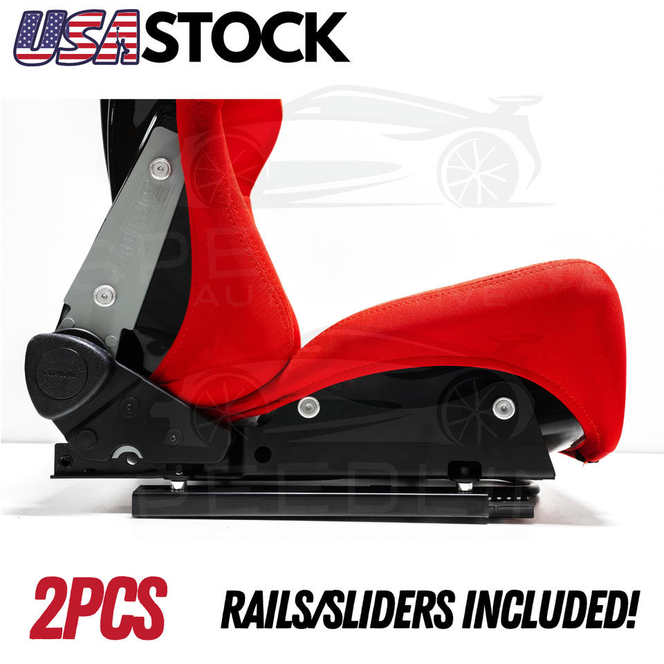 2PCS BRIDE Seats Low Max Racing Red Gradient Style Seat Adjustable ...