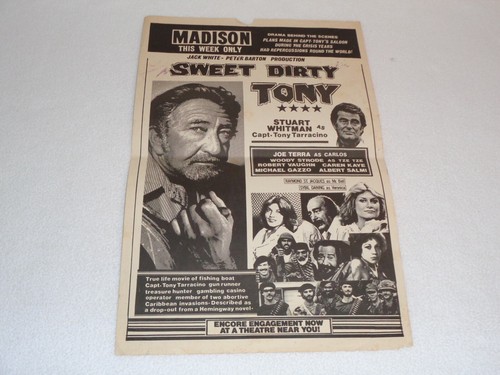 Sweet Dirty Tony Capt. Tony Tarracino 1980s Key West Rare Original ...