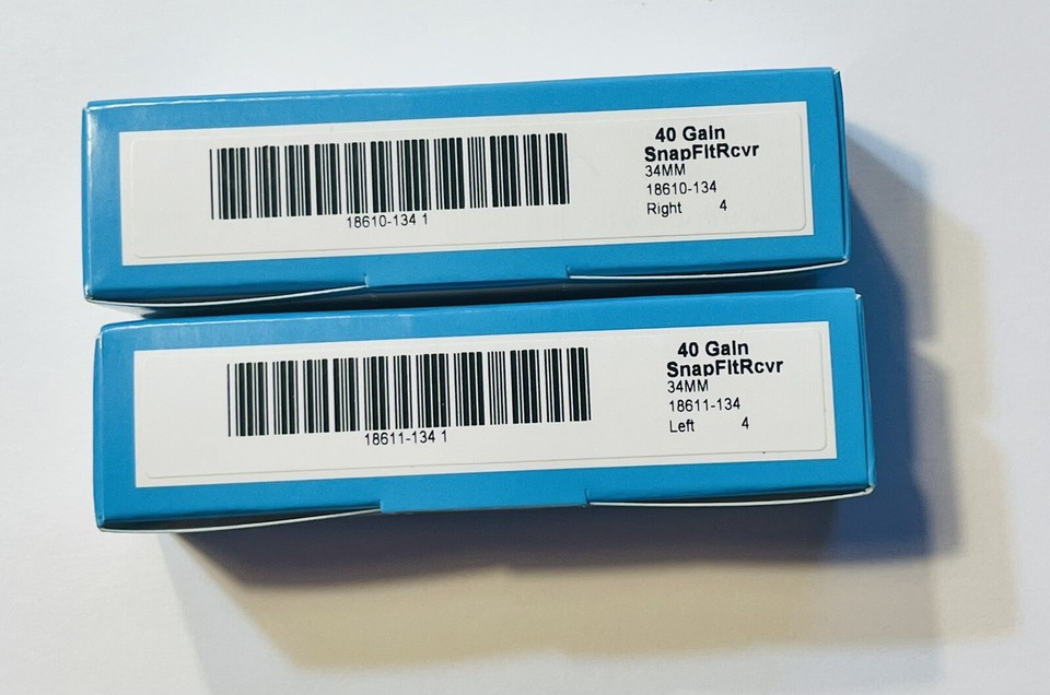 Starkey Snap Fit Hearing 6 Pin Aid Receiver Left and Right - 40 Gain ...