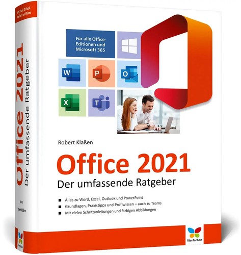 Office 2021 Robert Klaßen Buch 1175 S. Deutsch 2022 Vierfarben EAN ...
