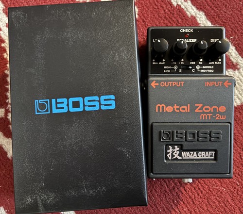 Boss MT-2W Metal Zone With Original Box Waza Craft Made in Japan | eBay.de