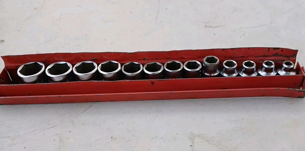 Mac X6 12Pc 3/8 Drive Shallow Metric Socket Set 6MM- 19MM 6Pt + I ...