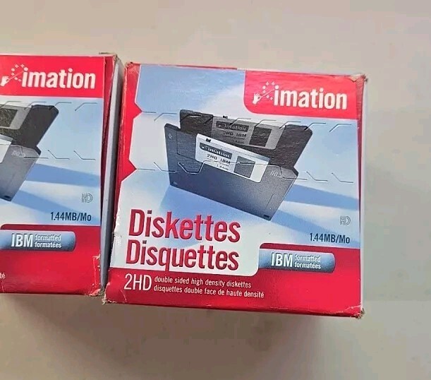 Lot Of 2 Imation 2HD 1.44MB Floppy Disk | eBay