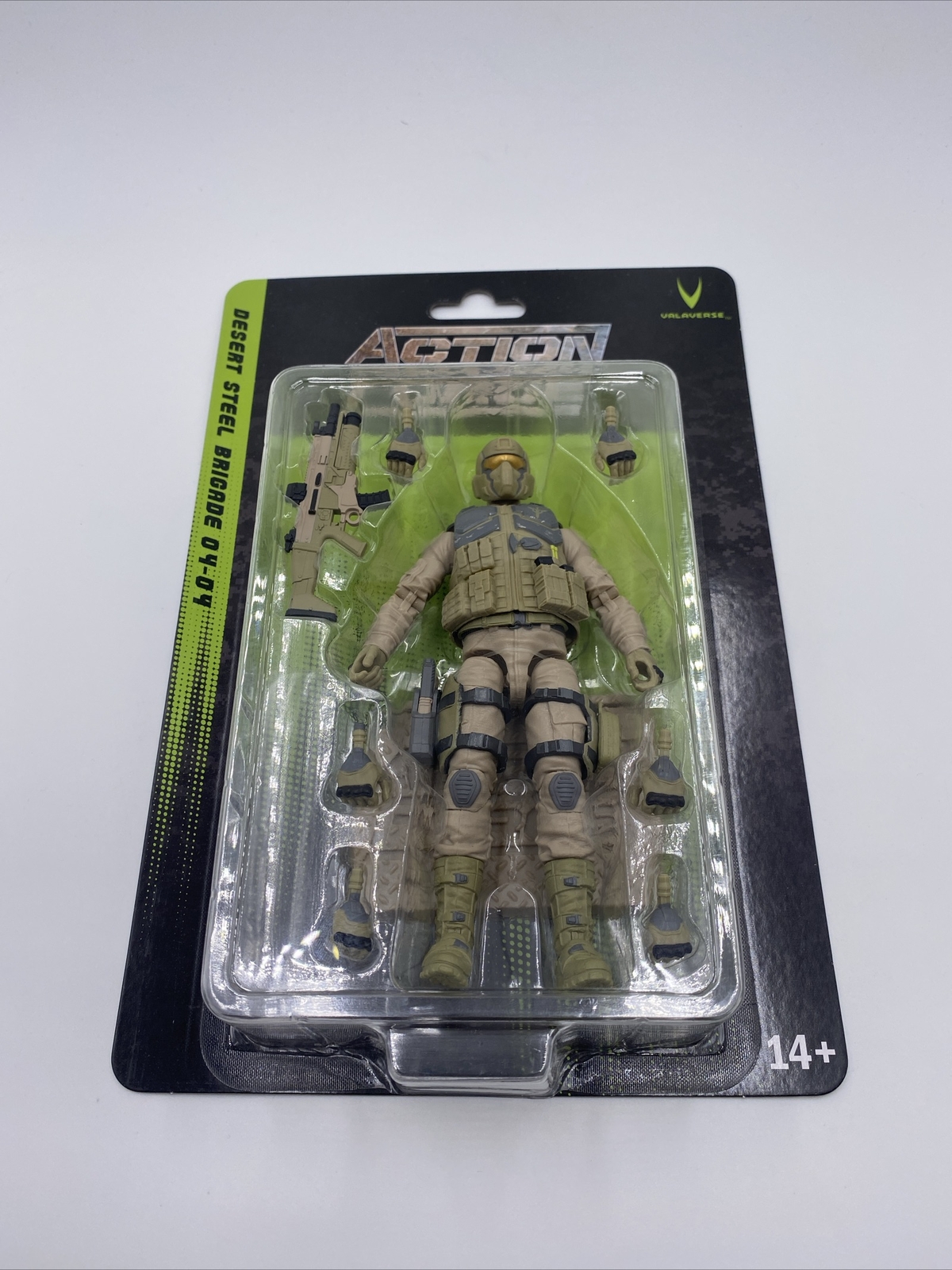 Valaverse Action Force Series 4: Desert Steel Brigade 6” Action Figure ...