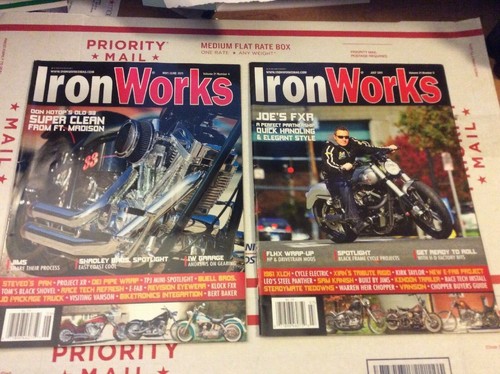 IronWorks Motorcycle Magazines Year 2011 May/June and July | eBay