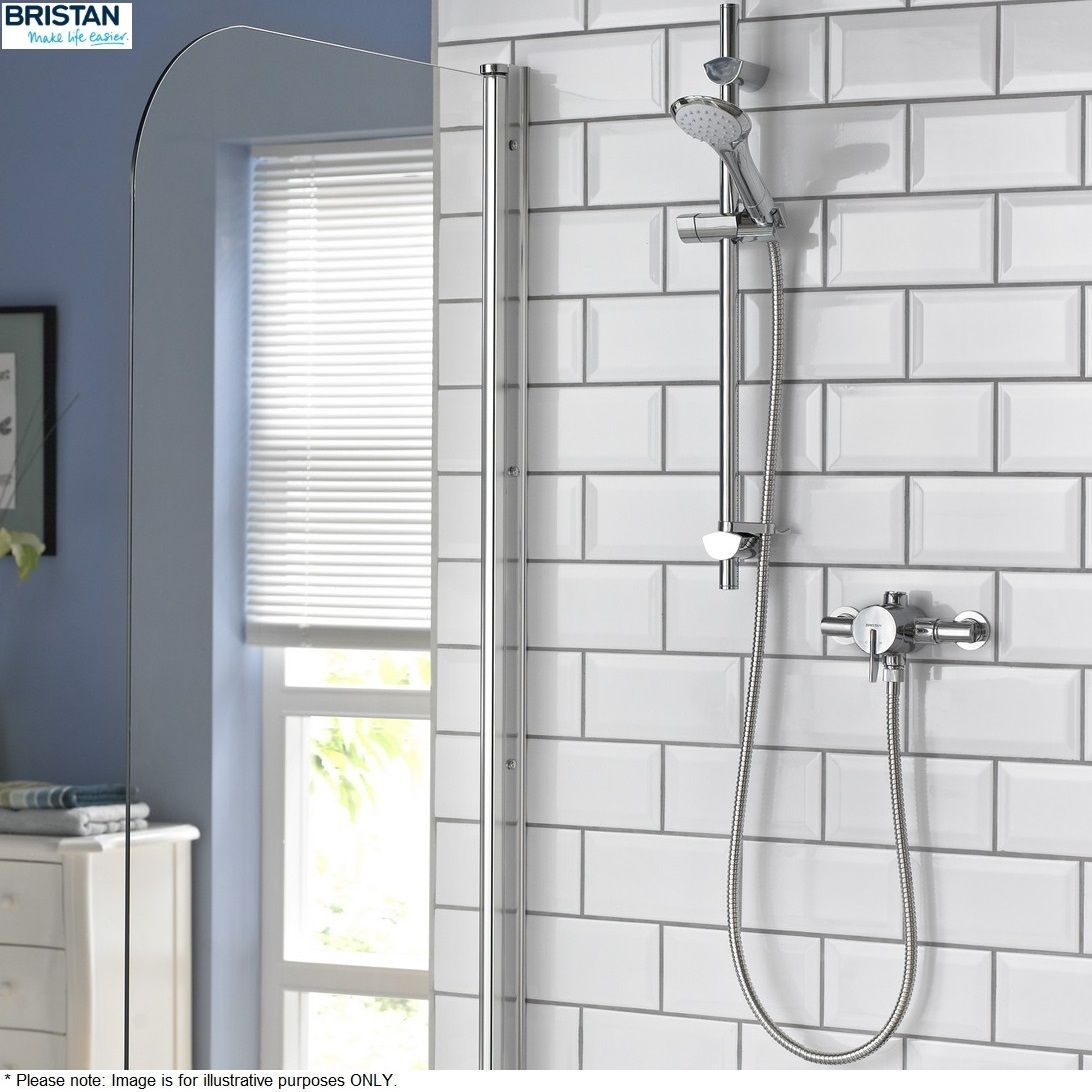BRISTAN Sonique Exposed 2 Thermostatic Single Lever Shower c/w Kit ...