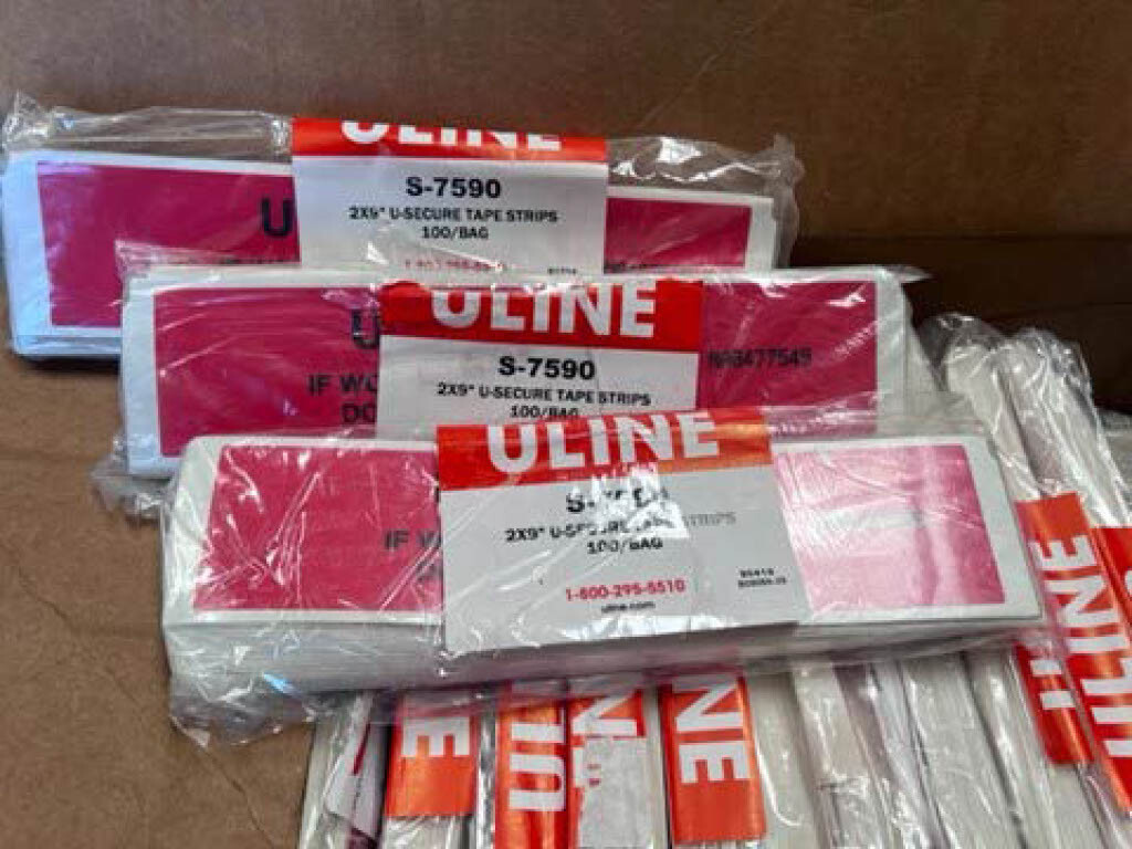 U-Secure Security Tape Strips - 2 x 9" | eBay