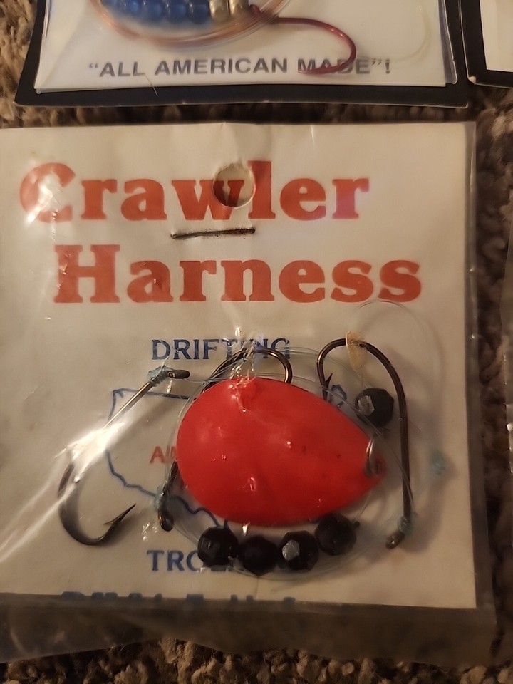 6 NEW WALLEYE PIKE/BASS/RIGS FISHING LURES/WORM HARNESS/LEECH/MINNOW ...