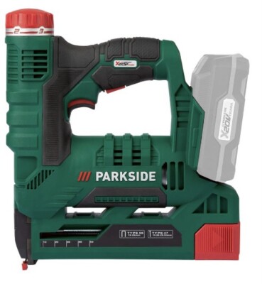 PARKSIDE Akku Tacker PAT 20 LI A1 inkl. Nägel und Klammern LED ...