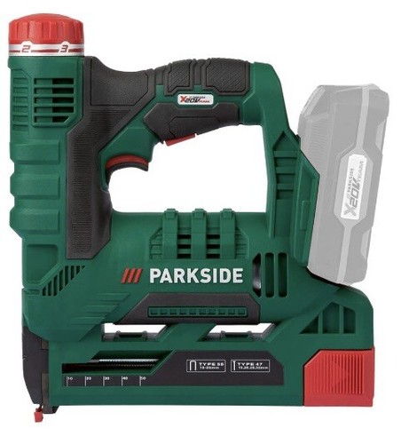 PARKSIDE Akku Tacker PAT 20 LI A1 inkl. Nägel und Klammern LED ...