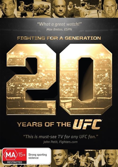 UFC - Fighting For A Generation - 20 Years Of The UFC (DVD, 2014 ...