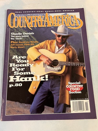 Country America Magazine Oct/Nov 1996 Hank Williams Jr. Cover | eBay