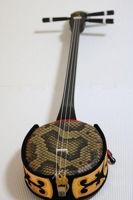 Shamisen Japanese Traditional Musical Instrument-Complete Set Okinawa ...