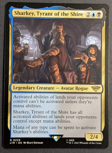 MTG - 1x Sharkey Tyrant of the Shire NM Pack Fresh - LOTR: Tales of ...