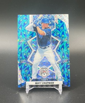 2022 Panini Mosaic Choice MATT CHAPMAN Peacock Parallel SSP Toronto ...