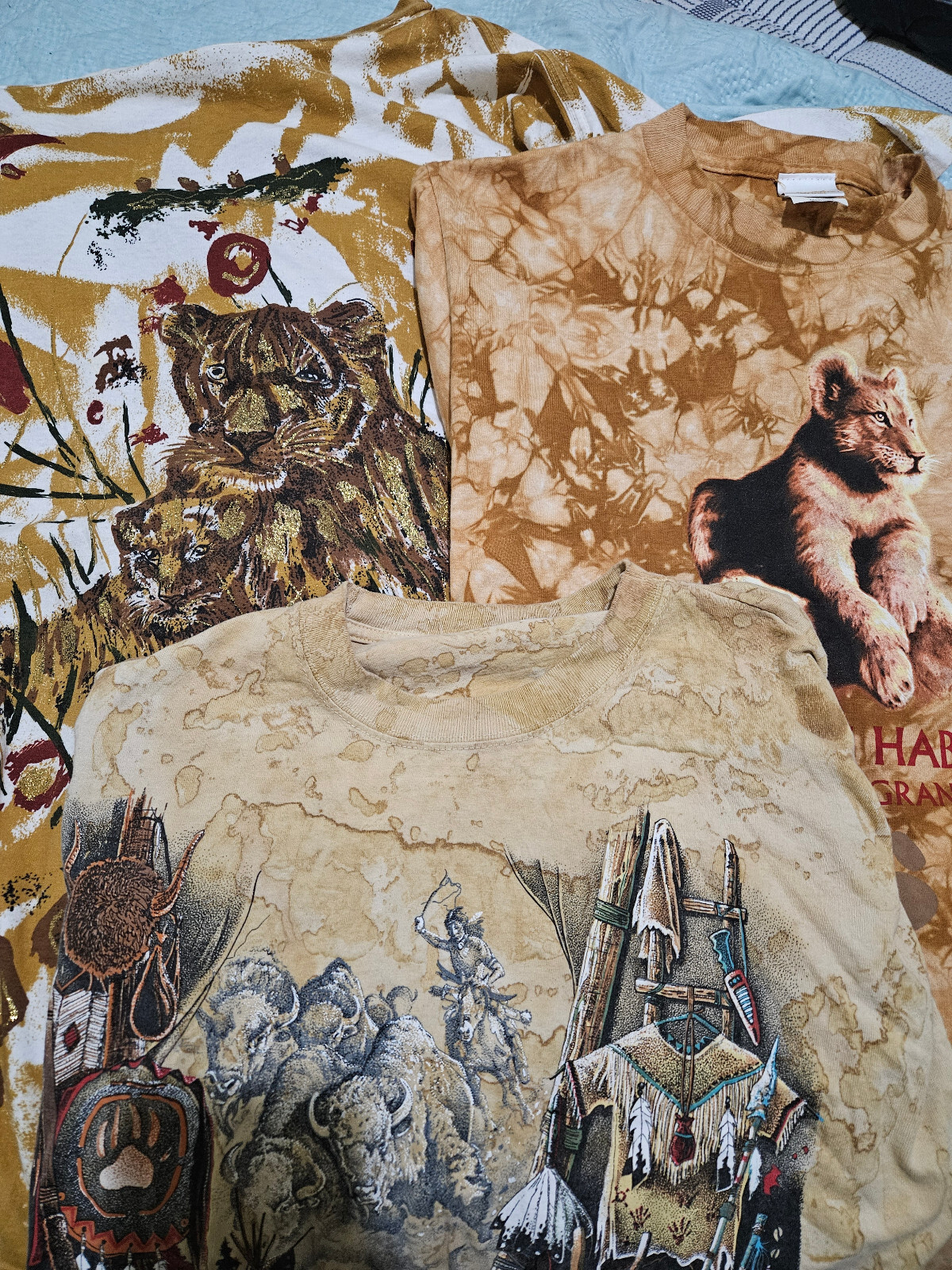 Single stitch lot vintage 90s LIONS The Lion Habitat … - Gem