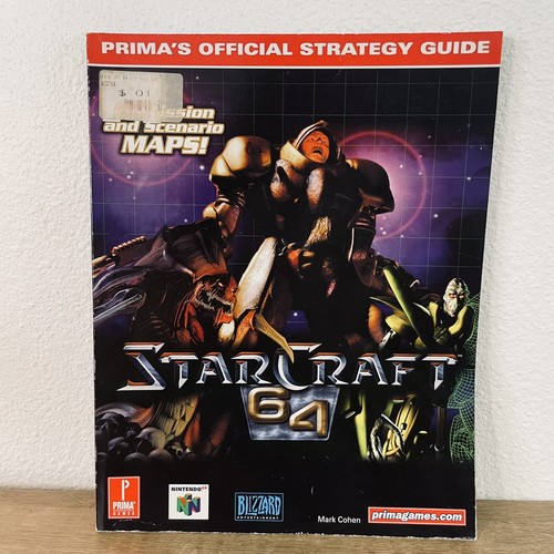 StarCraft 64 Prima Official Strategy Guide Nintendo 64 Blizzard ...