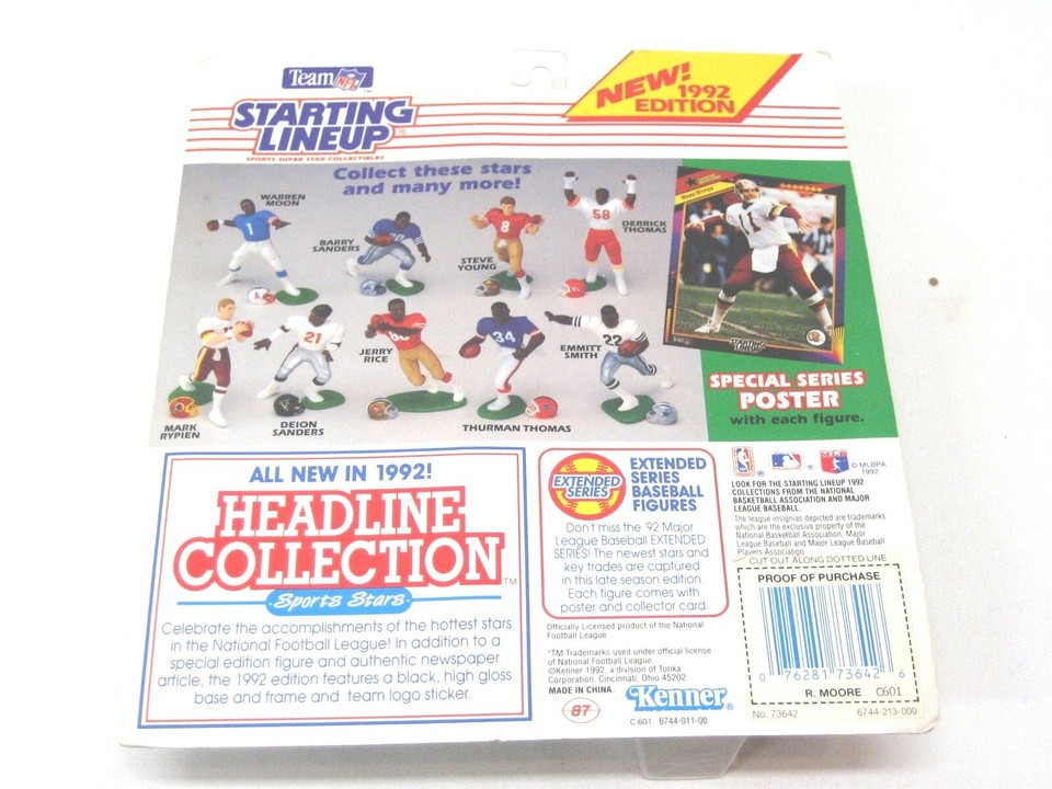 Starting Lineup Action Figure EMMITT SMITH NFL DALLAS COWBOYS Kenner ...