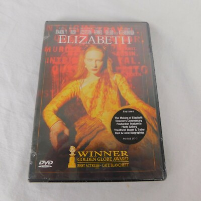 Elizabeth DVD 1999 Polygram Video Cate Blanchett Geoffrey Rush Joseph ...