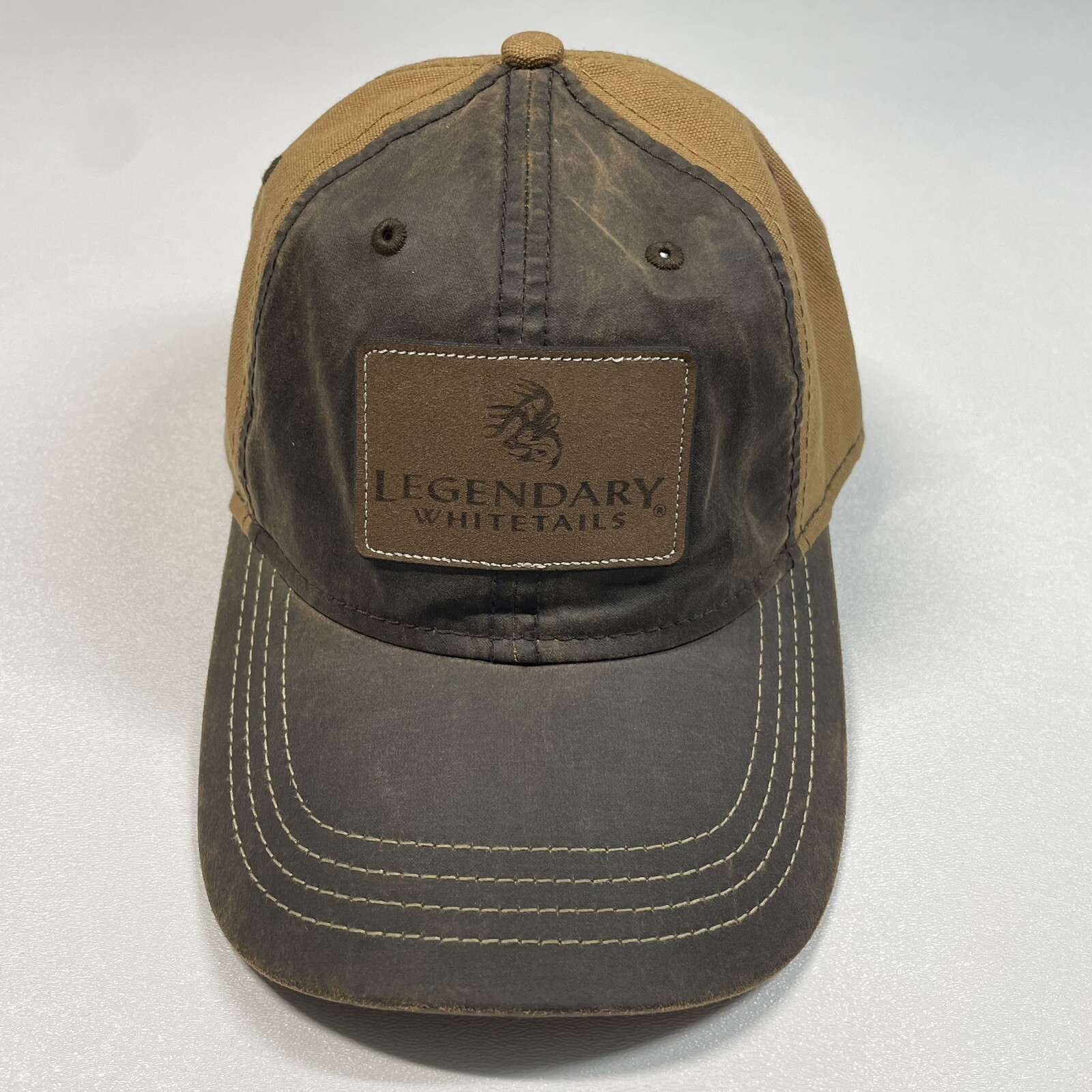 Legendary Whitetails Hat Cap Men’s Brown Strapback Outdoor Patch | eBay