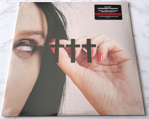 Crosses Permanent Radiant LP/EP SEALED! LTD ED. TRANSPARENT RUBY VINYL ...