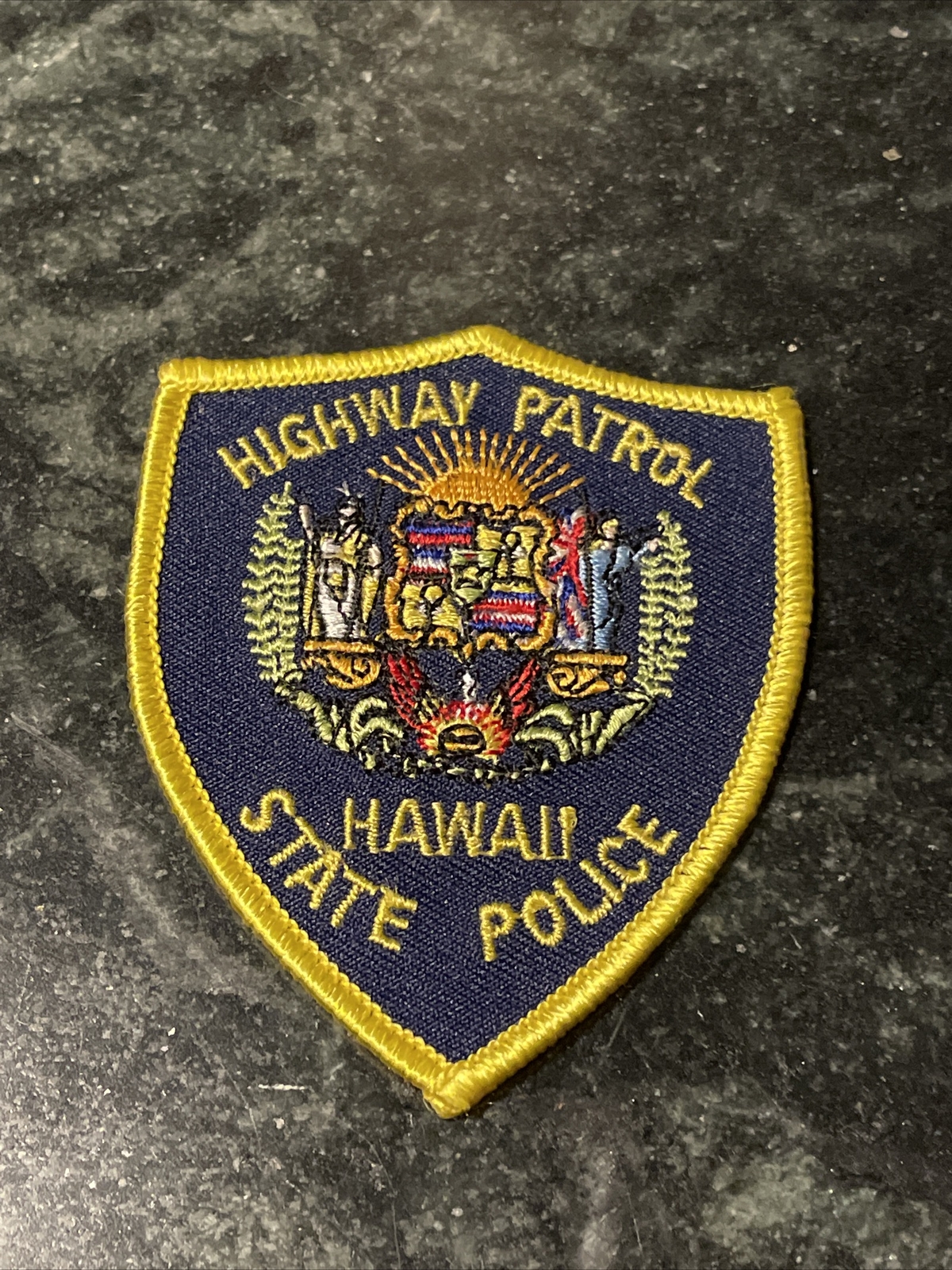 Hawaii State Police Highway Patrol Obsolete Sew On Patch 3” Rare Vtg ...