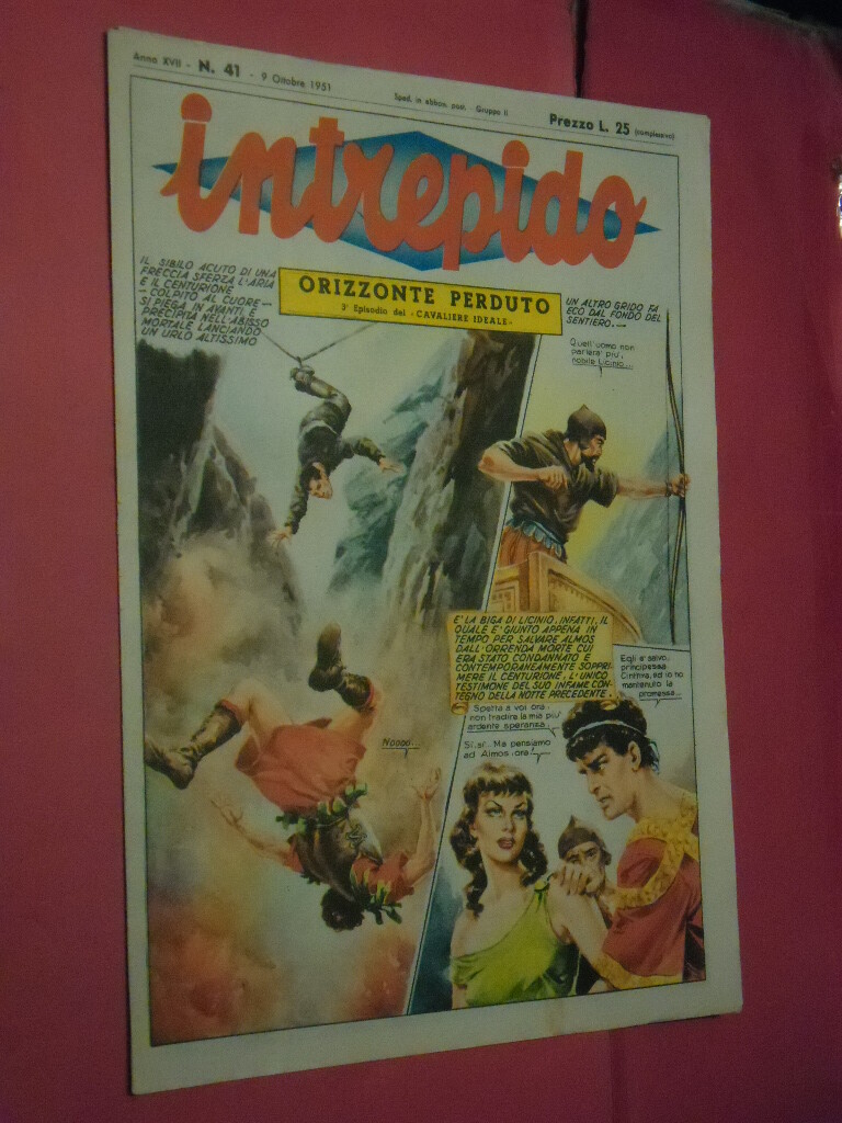 INTREPIDO GIORNALE-DEL 1951- N° 41-r-ANNO 17° DA £ 25-UNIVERSO ...