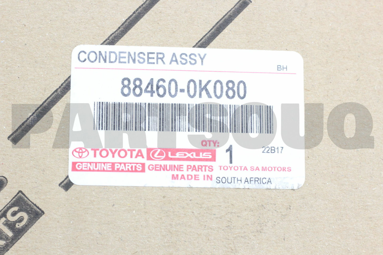 884600K080 Genuine Toyota CONDENSER ASSY, COOLER 88460-0K080 | eBay