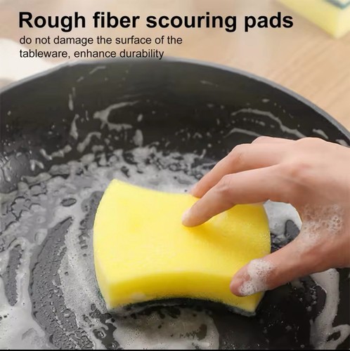 30pcs Sponge Scourers Washing Up Kitchen Dish Scouring Pads | eBay UK