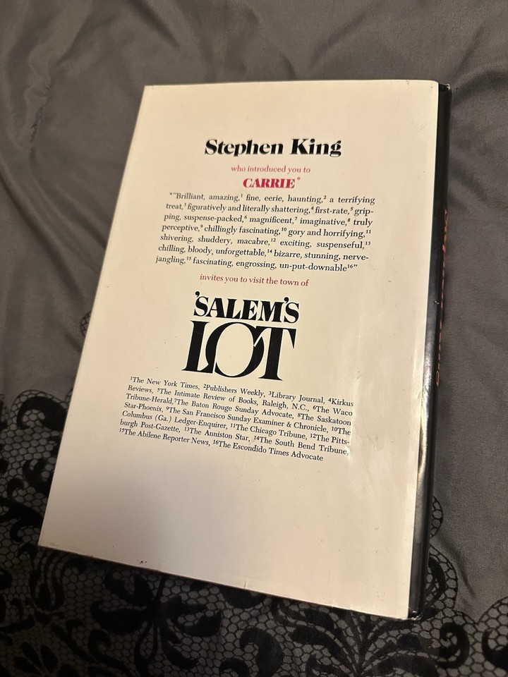 Brand new , vintage salems lot book by steven king. | eBay